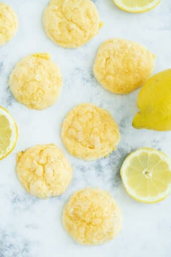 Soft and Fluffy Lemon Cookies | Baking for Happiness
