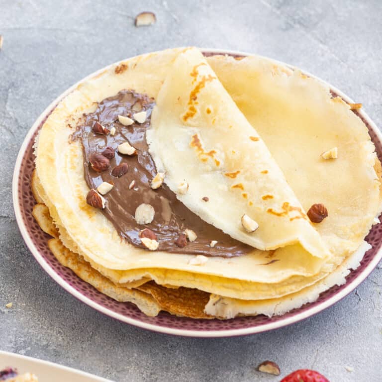 Vegan Crêpes without Eggs, Milk & Butter
