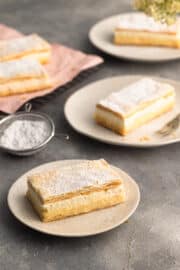 Cream Slices with Puff Pastry and Vanilla Cream